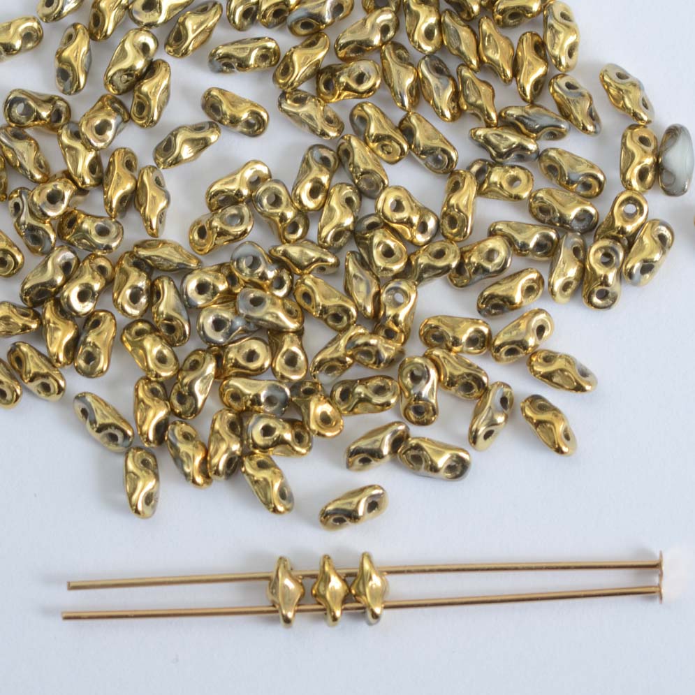 Super8 Gold Chalk Amber "Full" 03000-26440 Czech Glass Bead x 5g ...